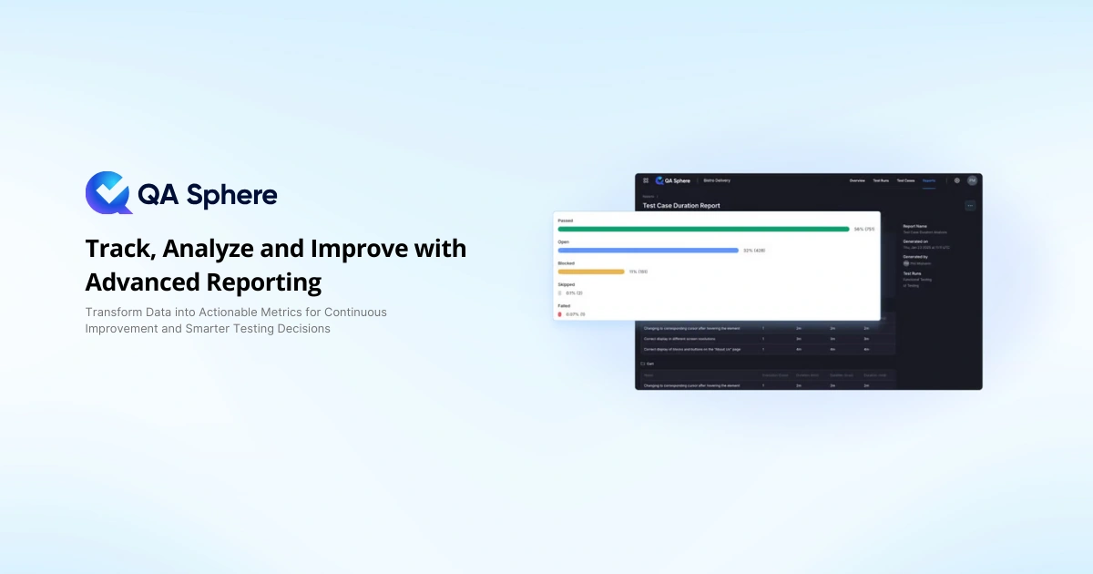 Track, Analyze, and Improve with Advanced Reporting